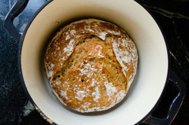 Whole Wheat No Knead Bread | Blue Jean Chef - Meredith Laurence