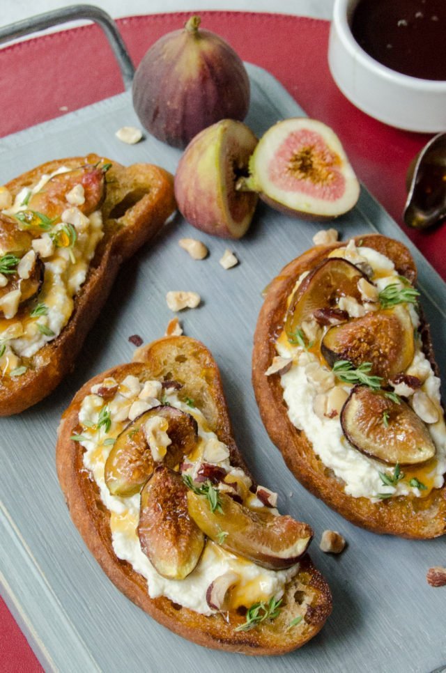 Fig Honey and Ricotta Toast | Blue Jean Chef - Meredith Laurence
