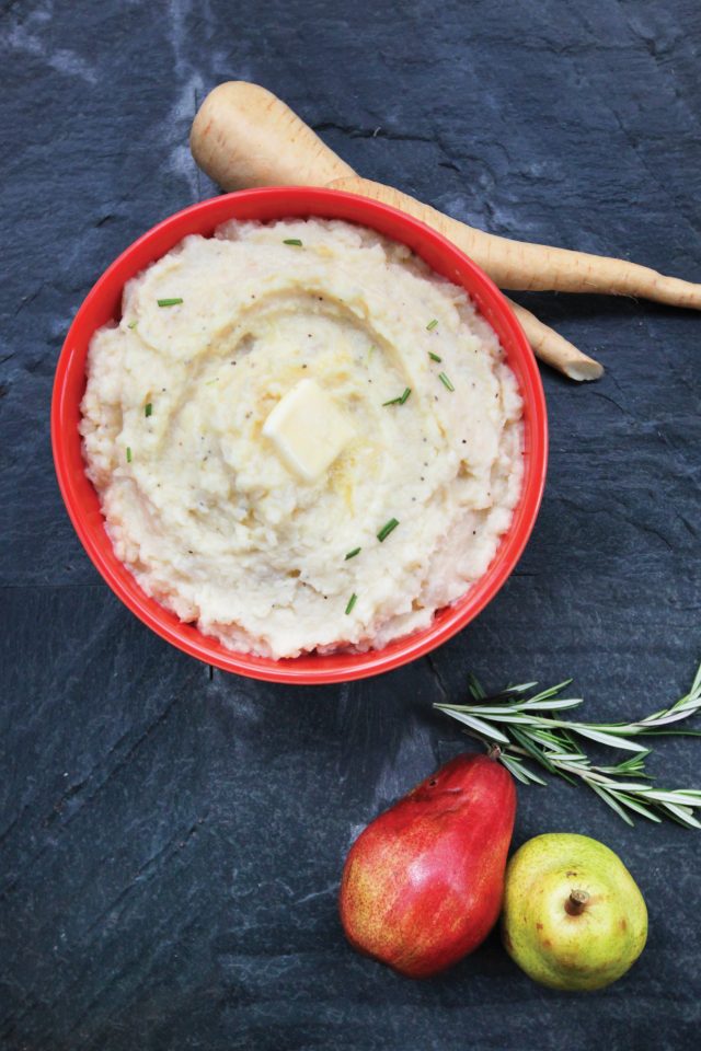 Parsnip, Pear and Rosemary Mash | Blue Jean Chef - Meredith Laurence
