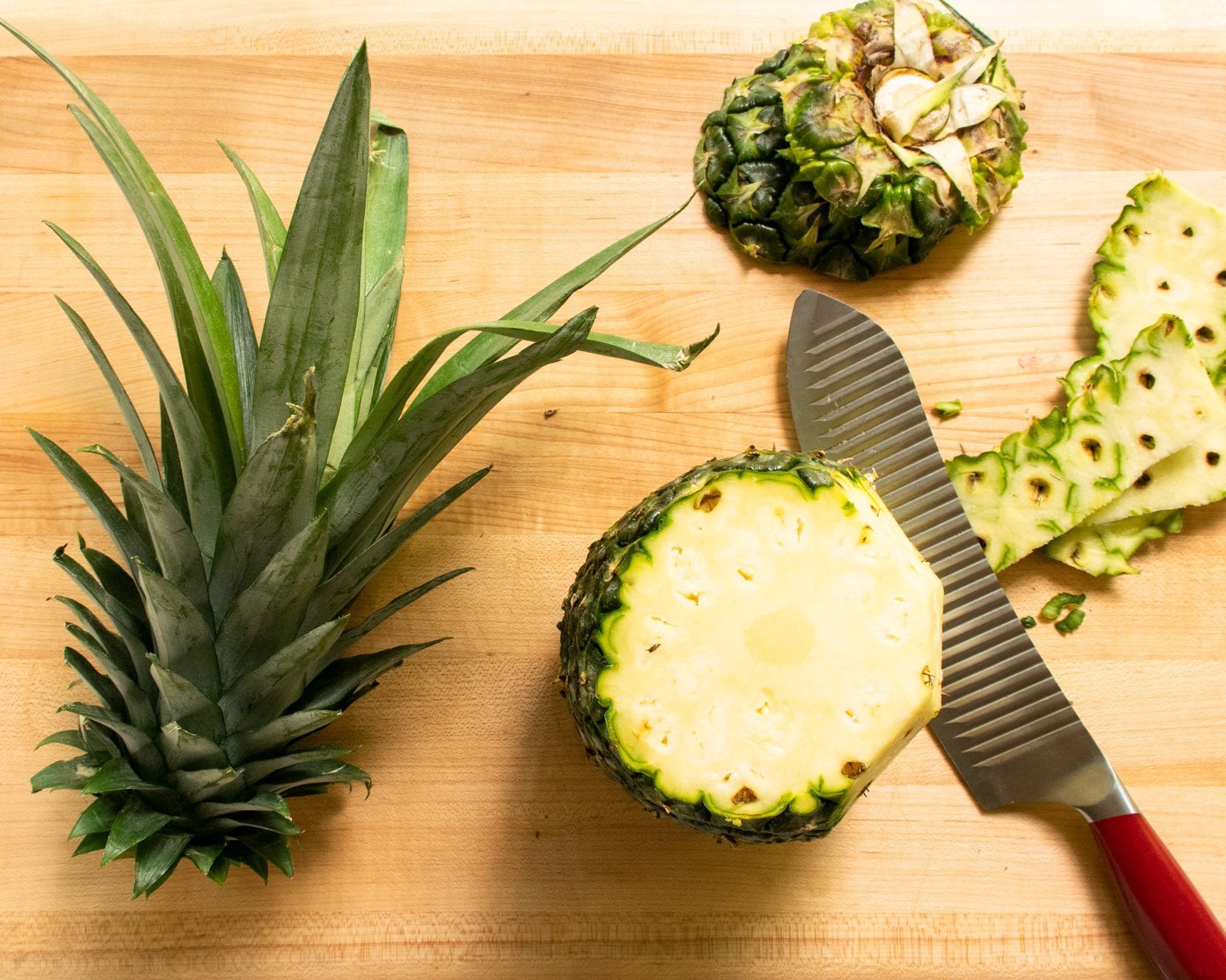 How to Cut a Pineapple | Blue Jean Chef - Meredith Laurence