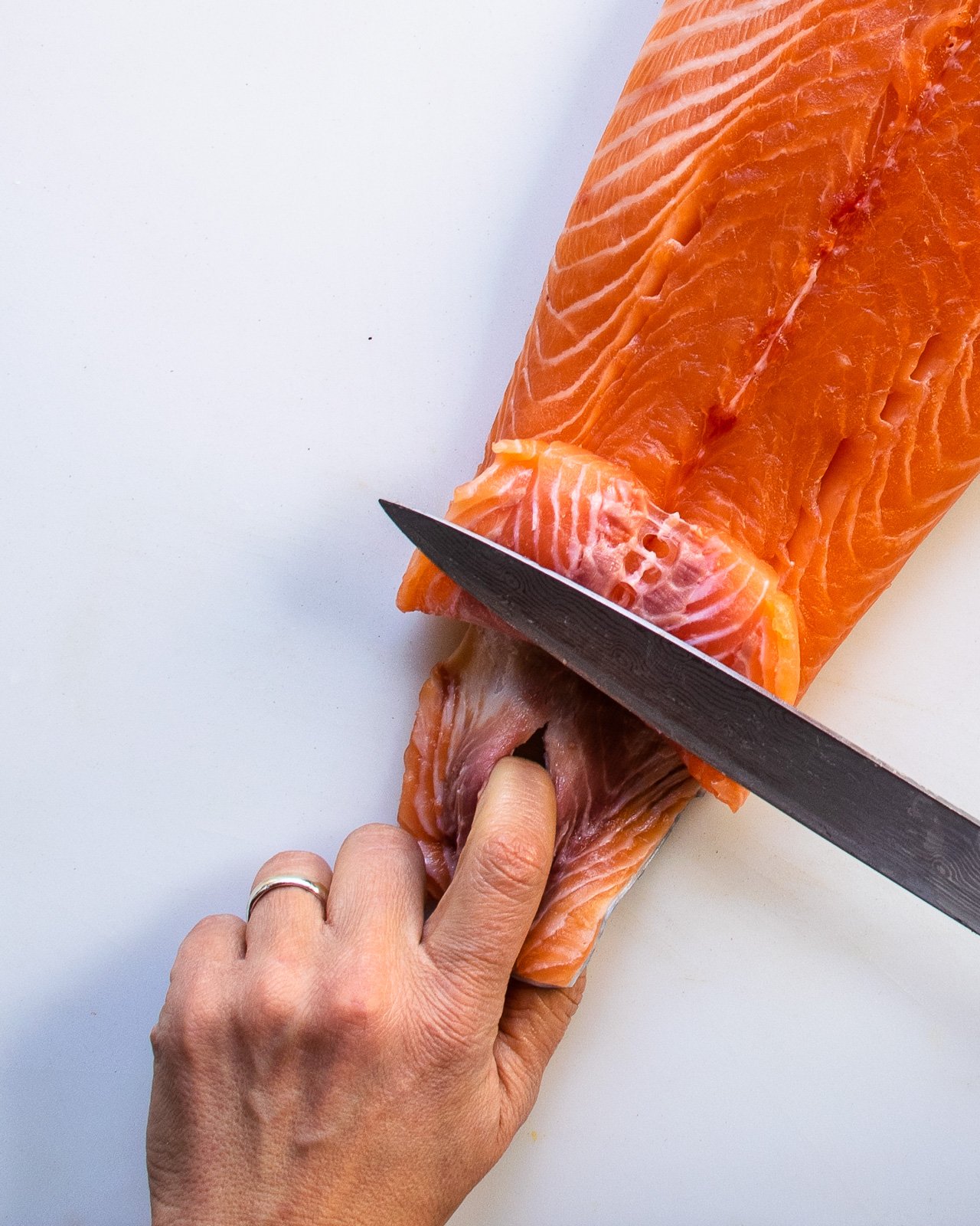 How to Cut a Side of Salmon | Blue Jean Chef - Meredith Laurence