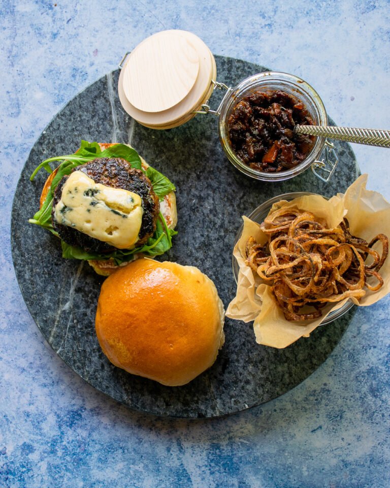 Bacon Blue Burger | Blue Jean Chef - Meredith Laurence