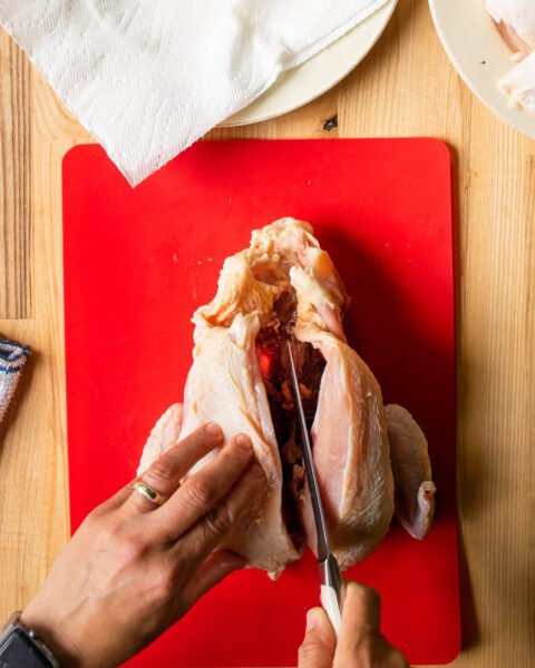 How to Cut up a Whole Chicken | Blue Jean Chef - Meredith Laurence
