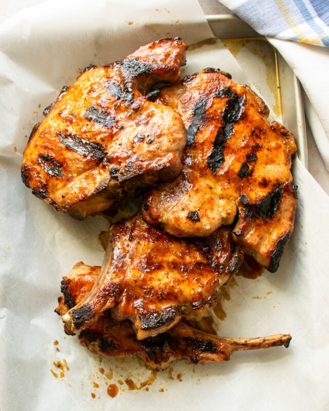 Honey BBQ Pork Chops | Blue Jean Chef - Meredith Laurence