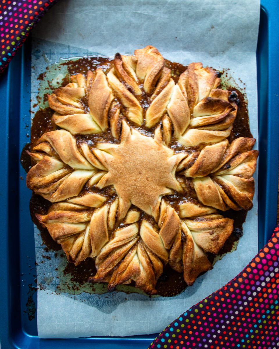 Star Bread with Rum Glaze | Blue Jean Chef - Meredith Laurence