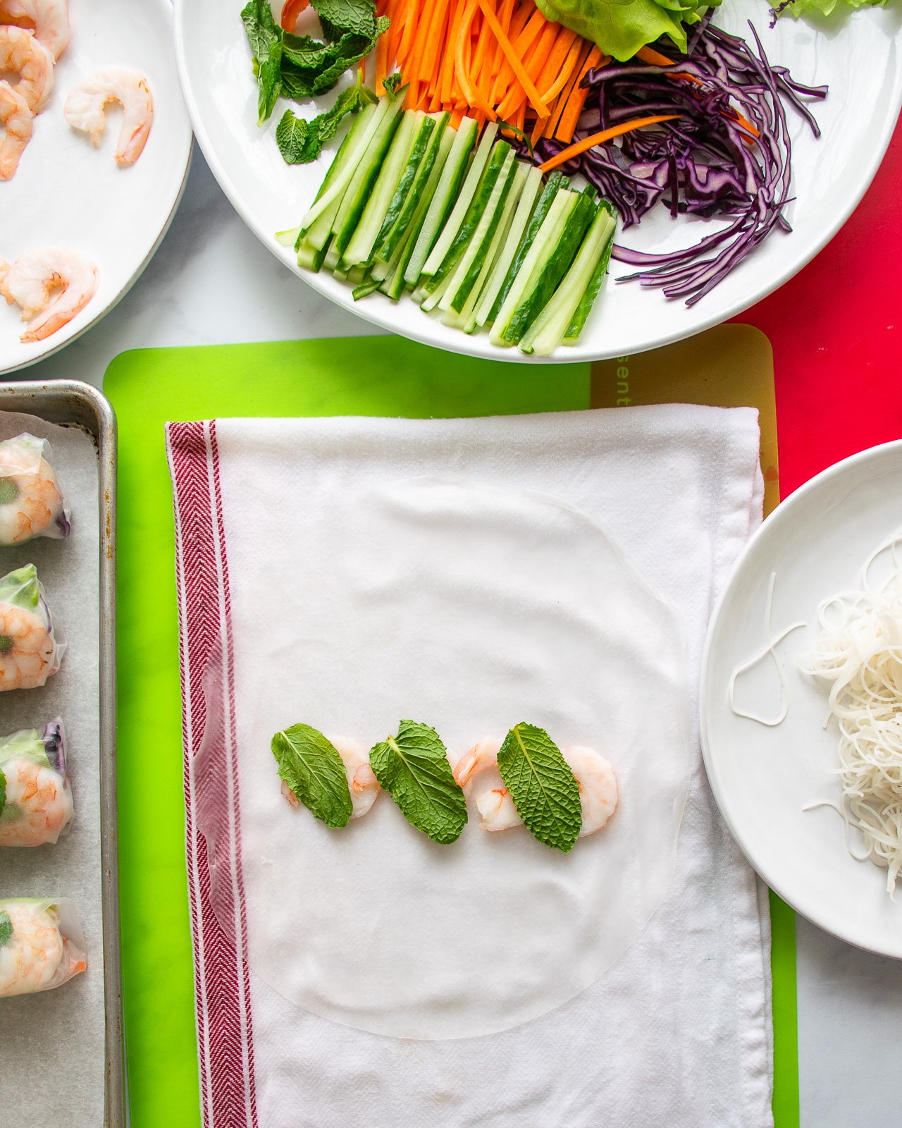 Vietnamese Fresh Spring Rolls | Blue Jean Chef - Meredith Laurence