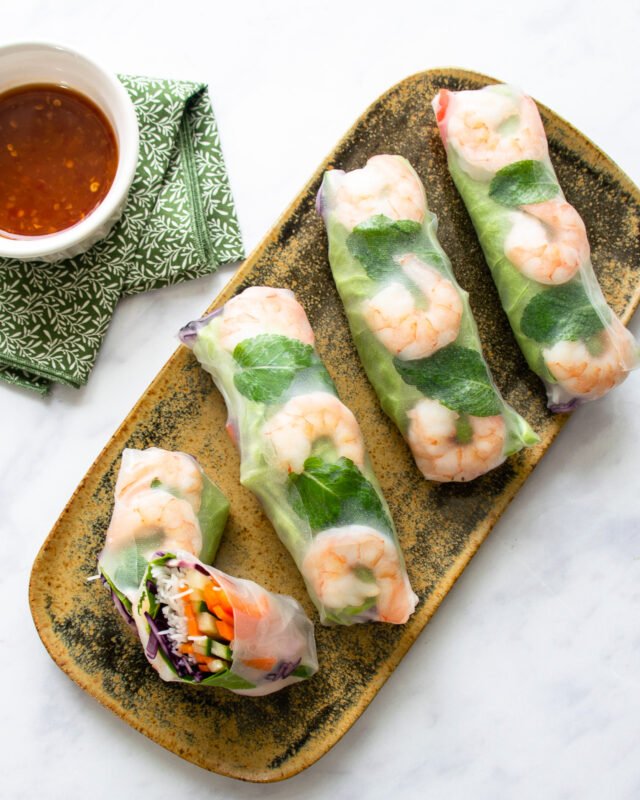 Vietnamese Fresh Spring Rolls | Blue Jean Chef - Meredith Laurence