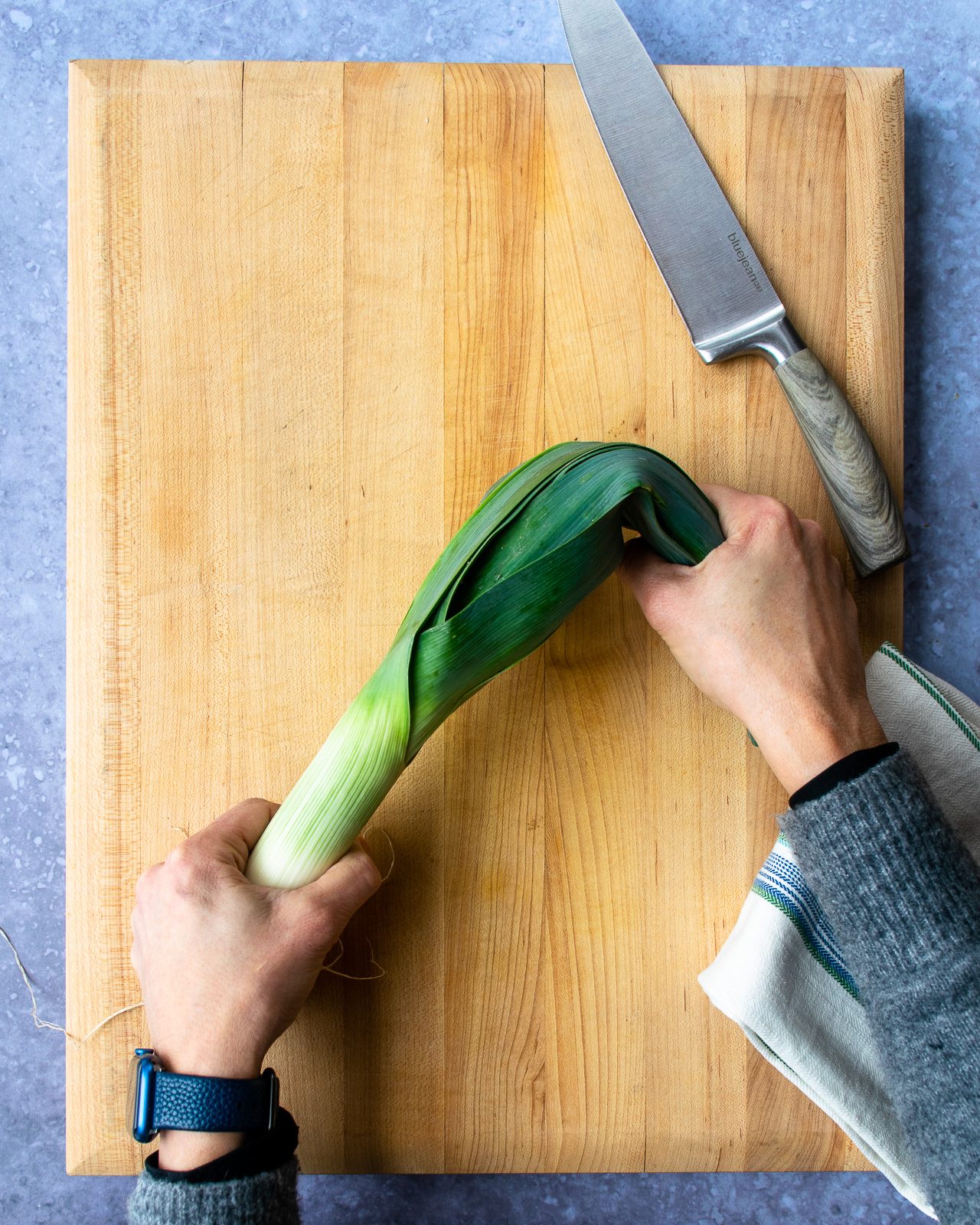 How to Cut a Leek | Blue Jean Chef - Meredith Laurence