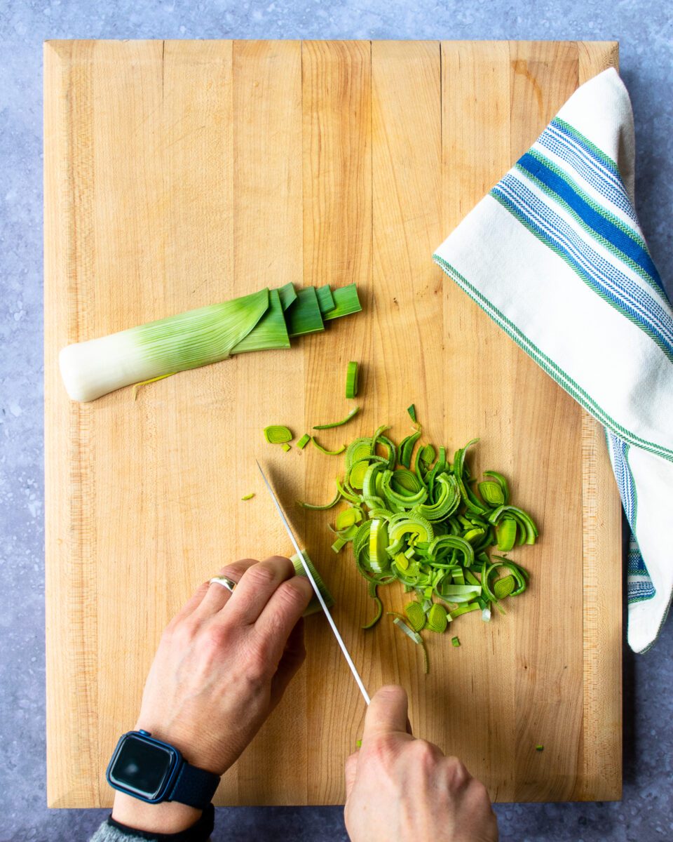How to Cut a Leek | Blue Jean Chef - Meredith Laurence