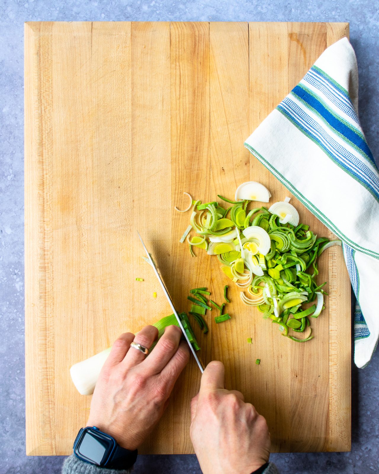 How to Cut a Leek | Blue Jean Chef - Meredith Laurence