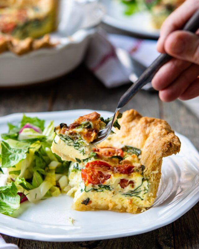 Quiche Florentine | Blue Jean Chef - Meredith Laurence