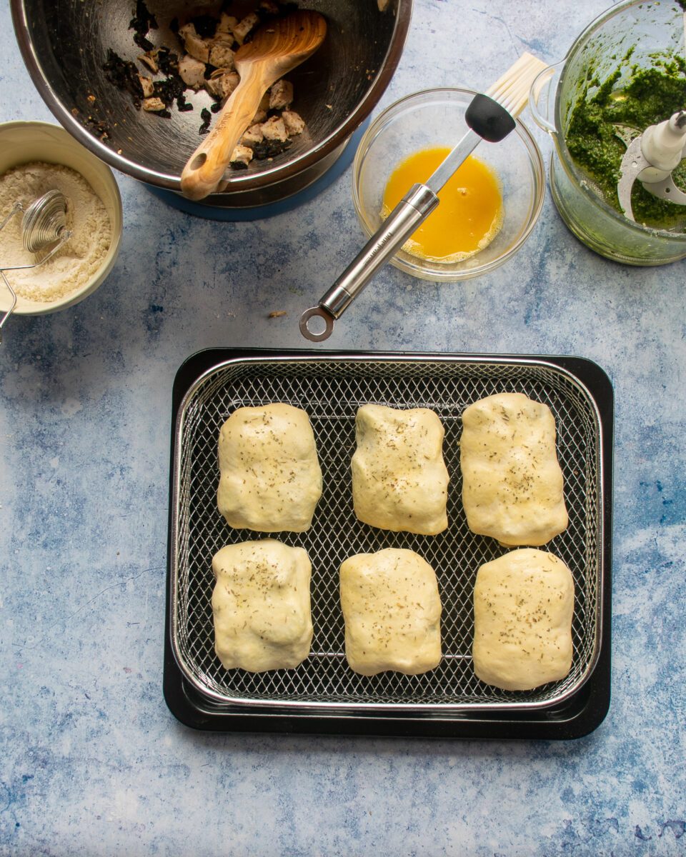 Pesto Chicken Hot Pockets | Blue Jean Chef - Meredith Laurence