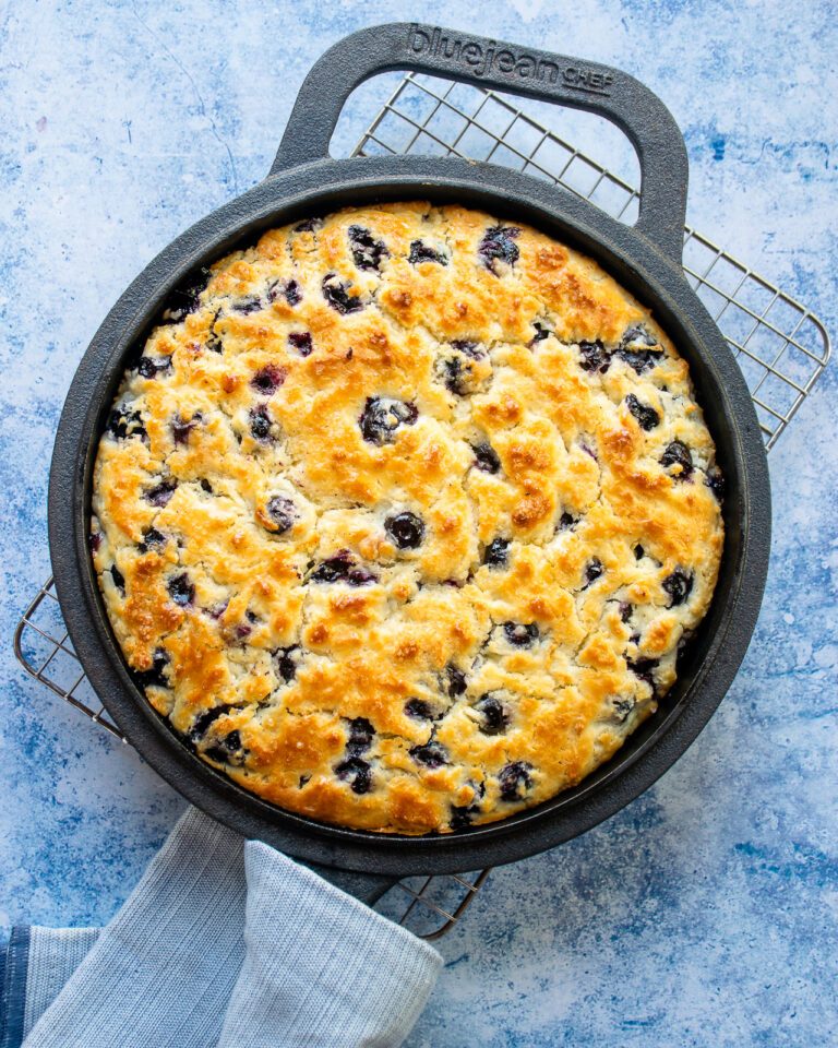Blueberry Skillet Biscuit | Blue Jean Chef - Meredith Laurence