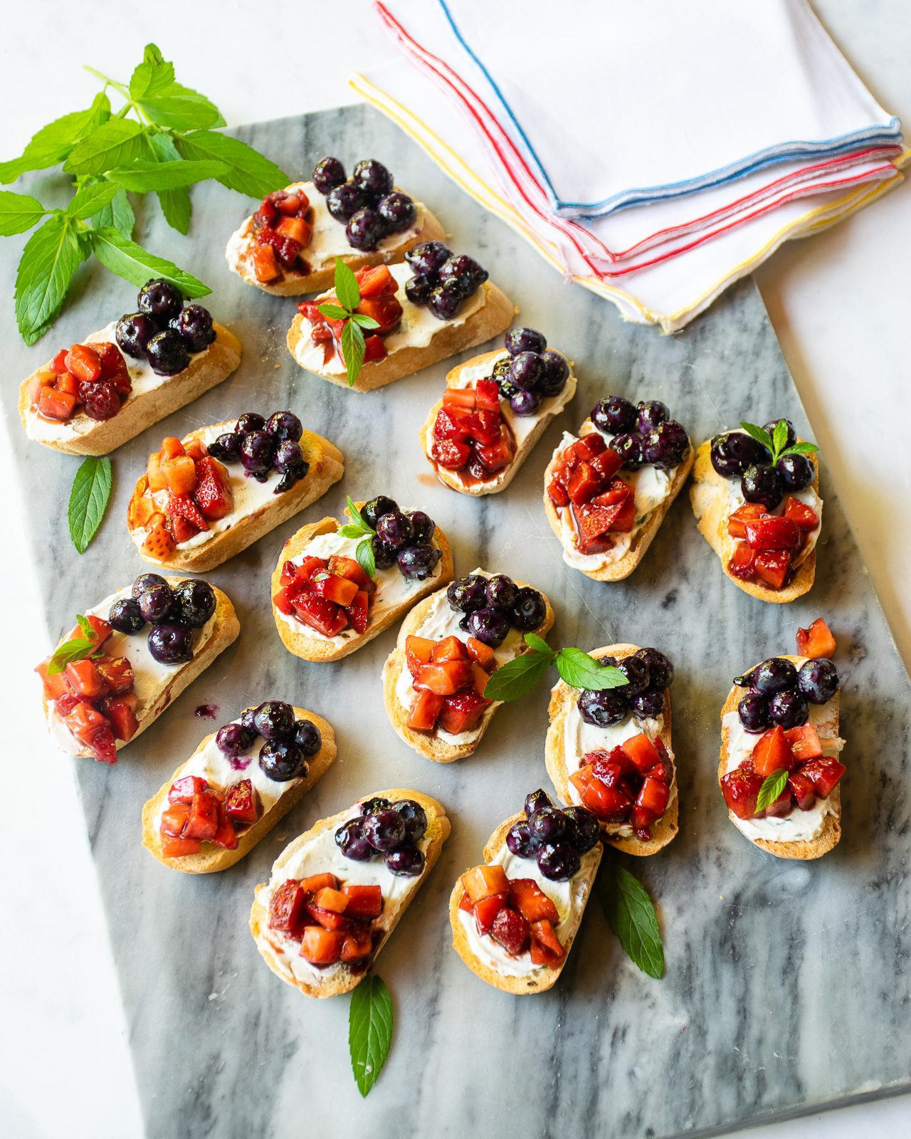 Berry and Goat Cheese Crostini | Blue Jean Chef - Meredith Laurence
