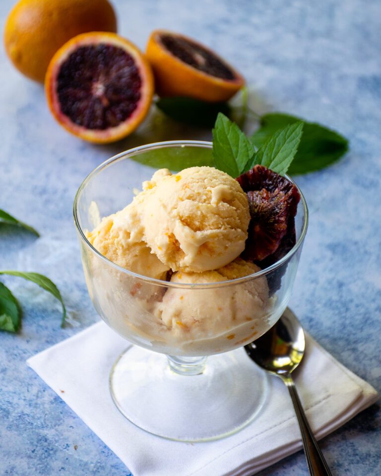 Blood Orange Gelato | Blue Jean Chef - Meredith Laurence