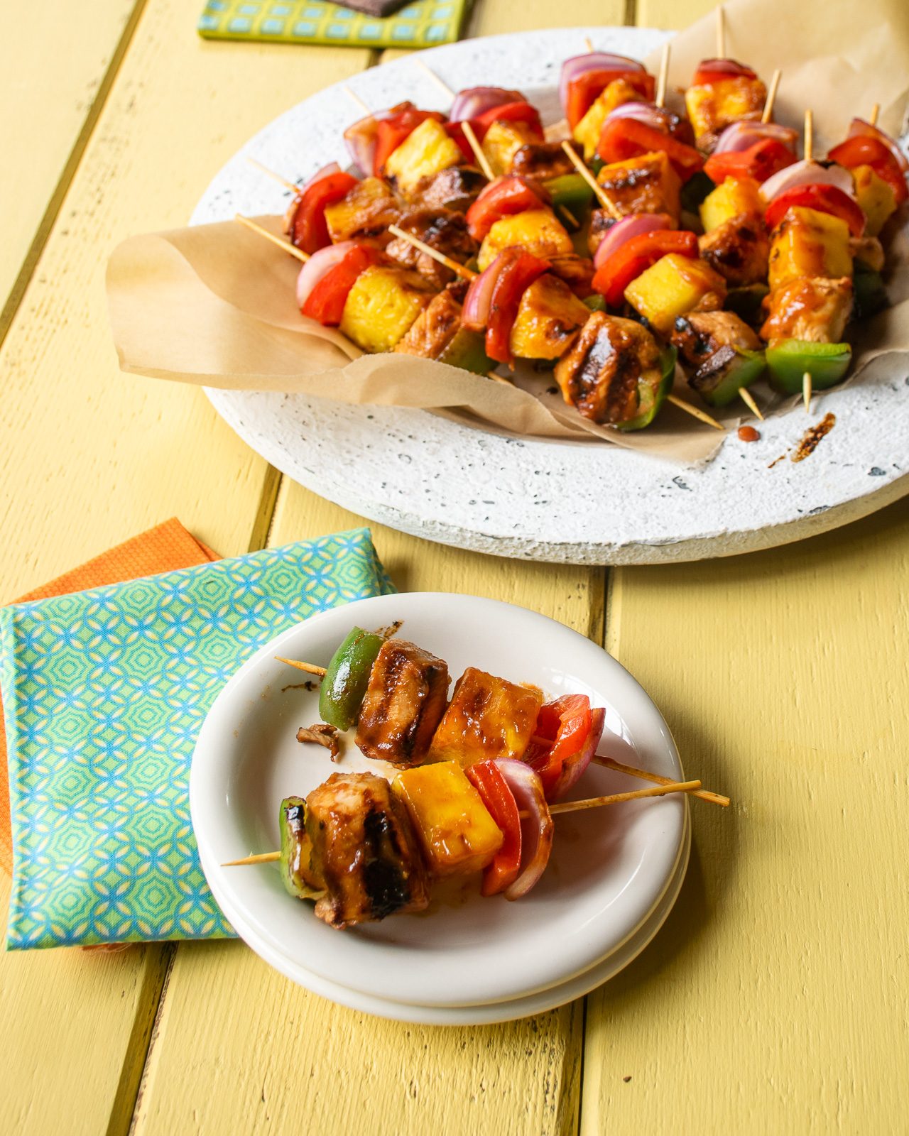 Hawaiian Chicken Skewers | Blue Jean Chef - Meredith Laurence
