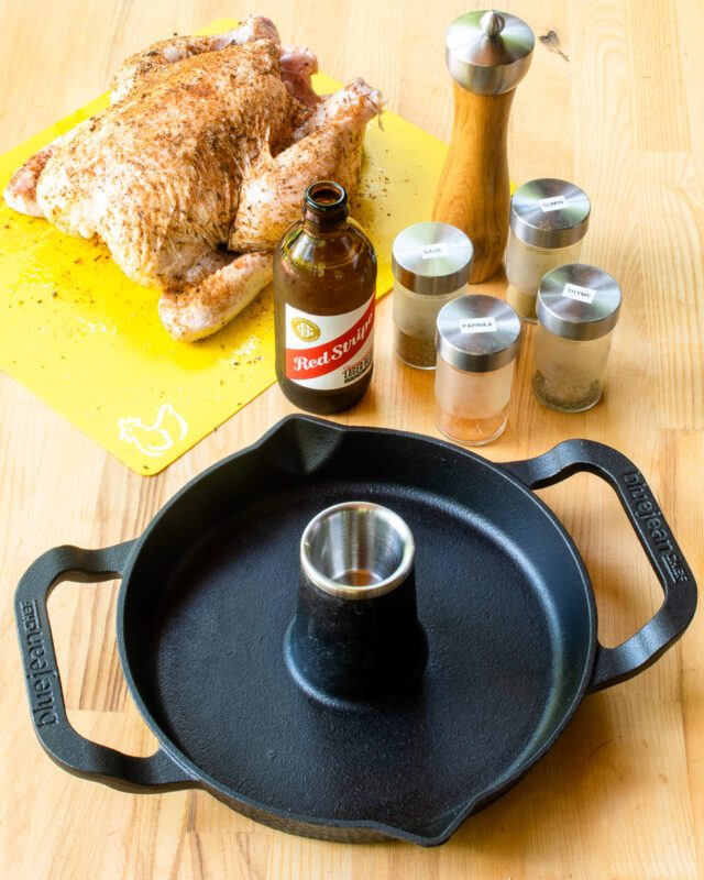BBQ Beer Roast Chicken | Blue Jean Chef - Meredith Laurence