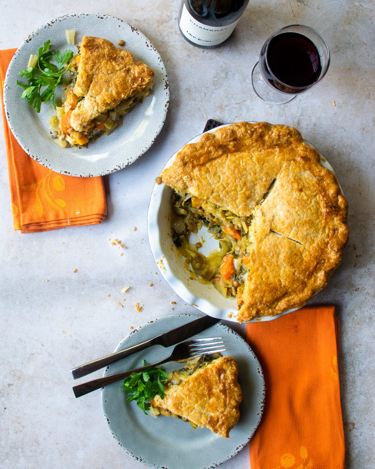 Vegetable Pie | Blue Jean Chef - Meredith Laurence
