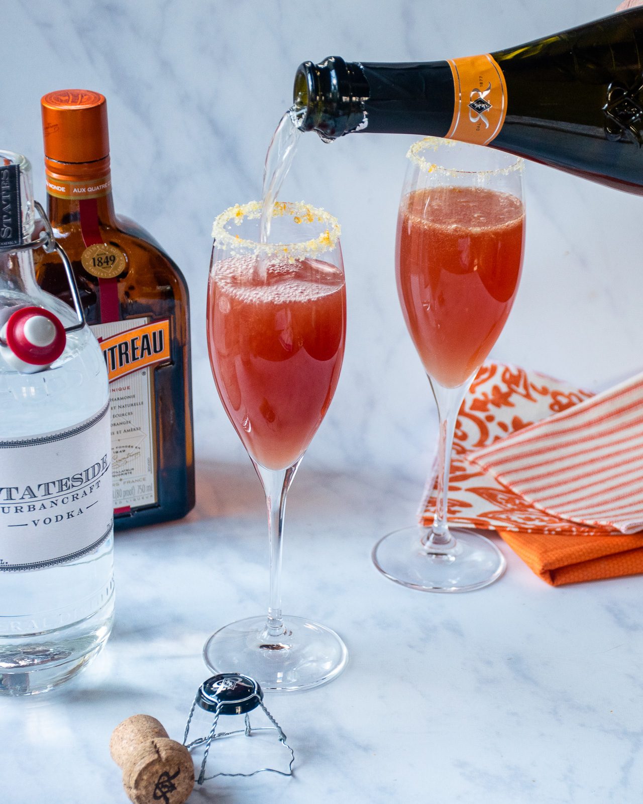 Pomegranate Tangerine Prosecco Cocktail | Blue Jean Chef - Meredith ...