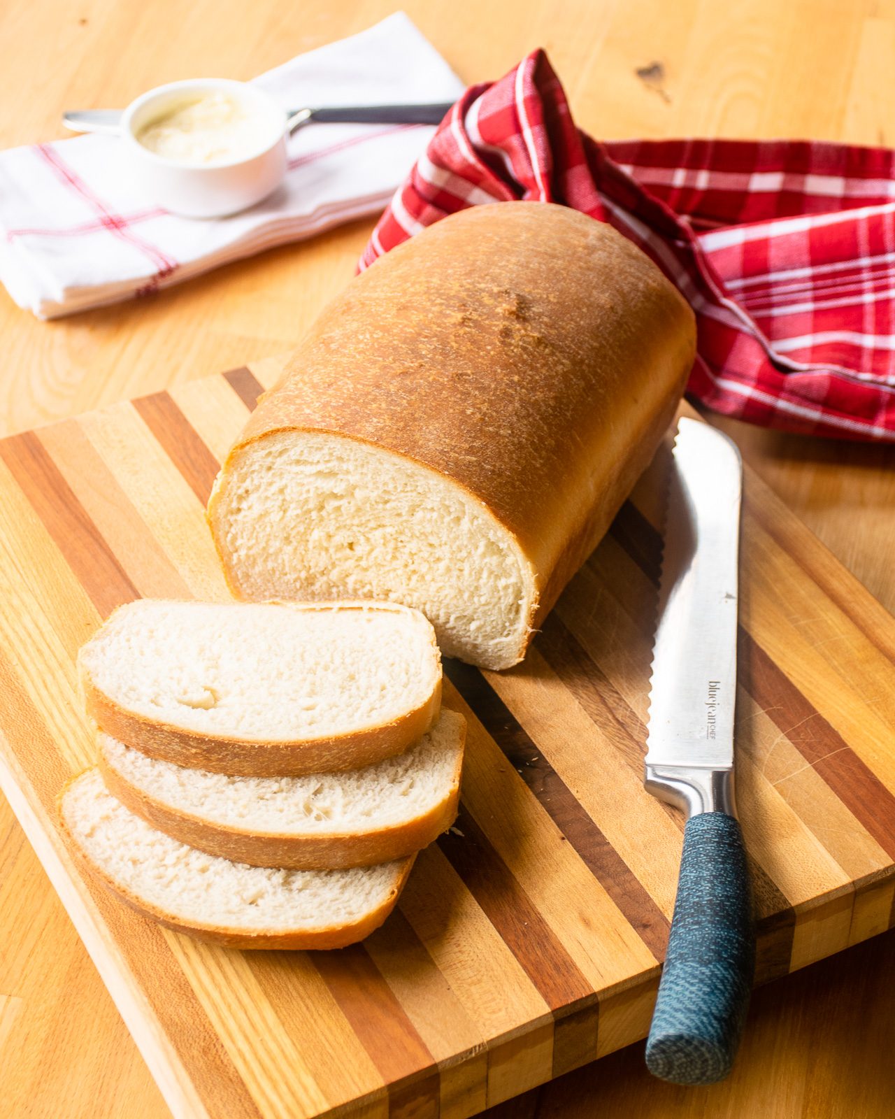 Loaf Of Sliced White Bread