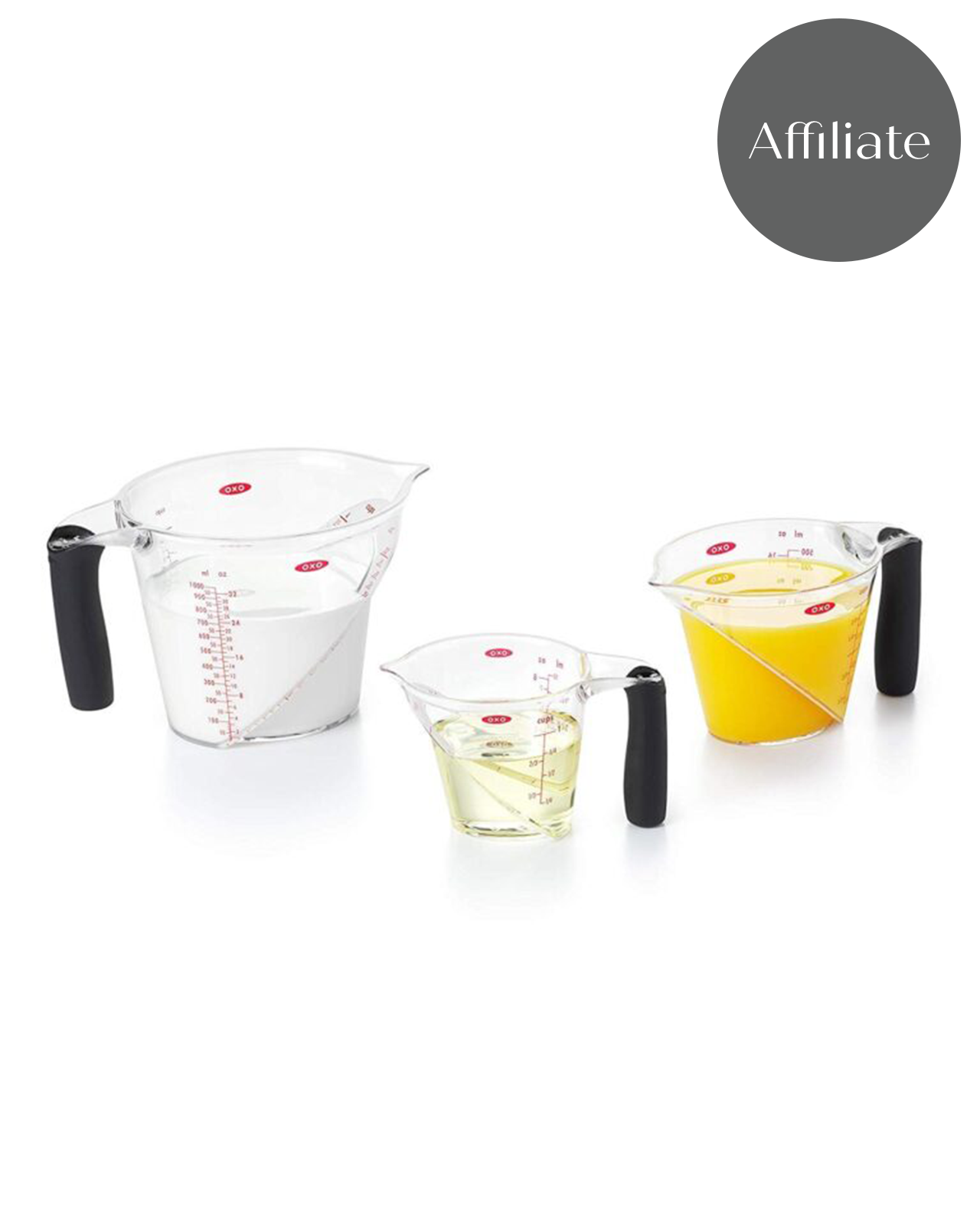 Good Grips 3-piece Angled Measuring Cup Set | Blue Jean Chef - Meredith ...