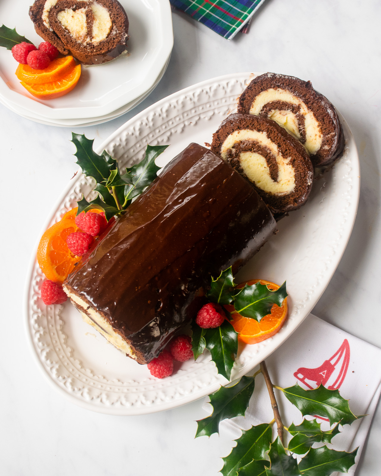 Chocolate Mocha Swiss Roll | Blue Jean Chef - Meredith Laurence