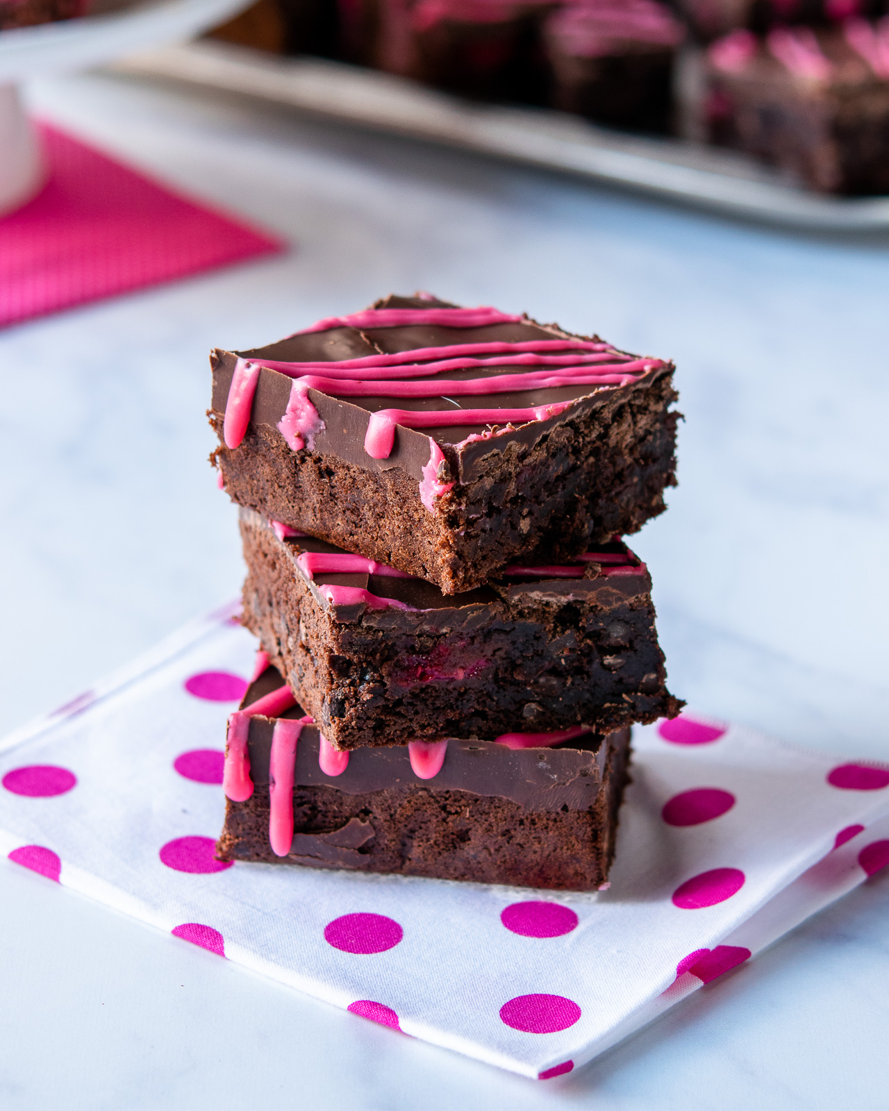 Chocolate Raspberry Brownies | Blue Jean Chef - Meredith Laurence