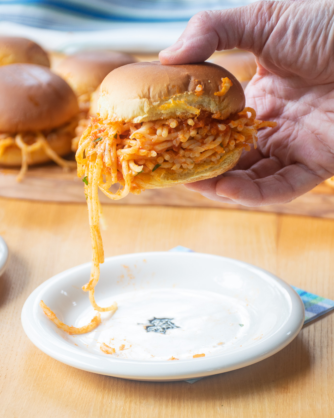 Spaghetti Sliders | Blue Jean Chef - Meredith Laurence