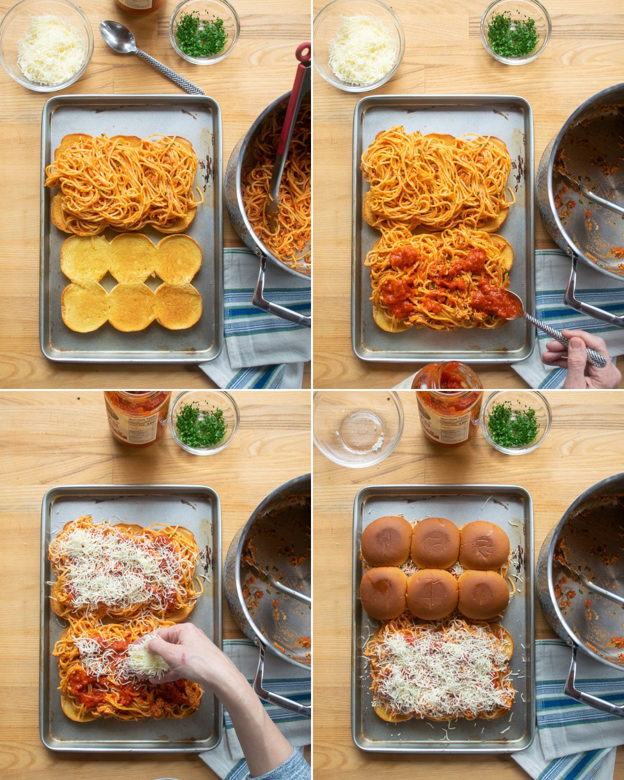 Spaghetti Sliders | Blue Jean Chef - Meredith Laurence