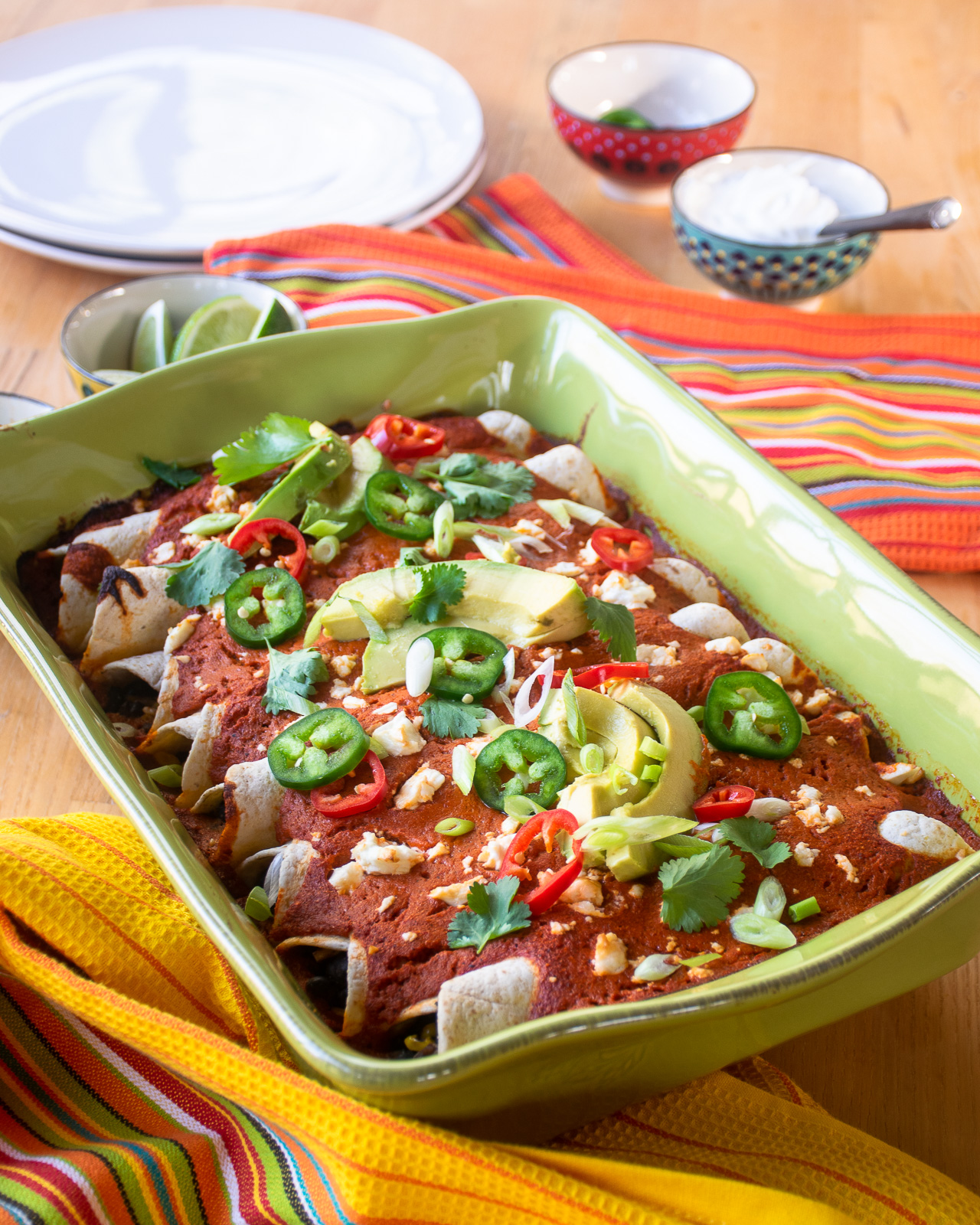 Black Bean and Corn Enchiladas | Blue Jean Chef - Meredith Laurence