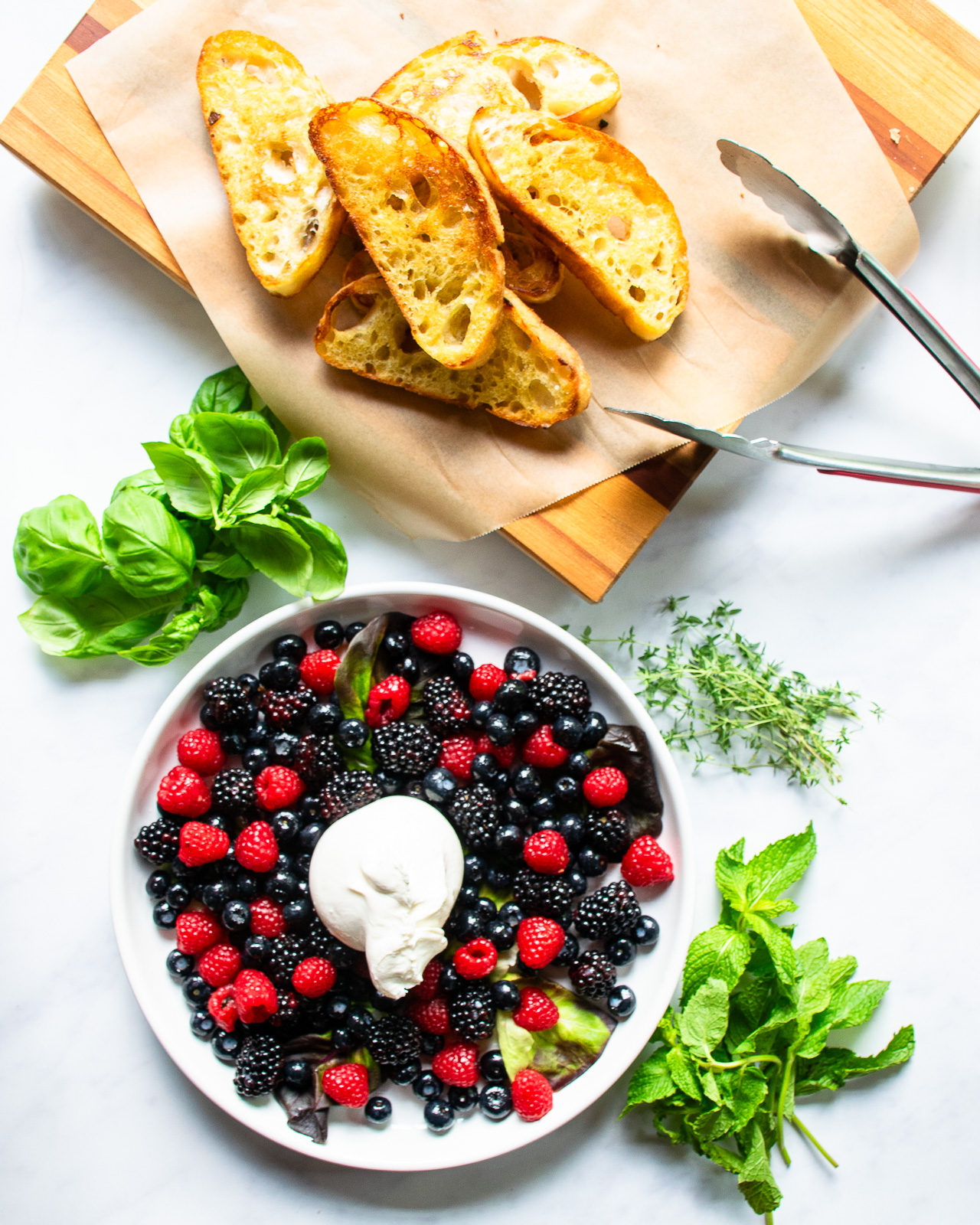 Burrata and Berry Appetizer | Blue Jean Chef - Meredith Laurence